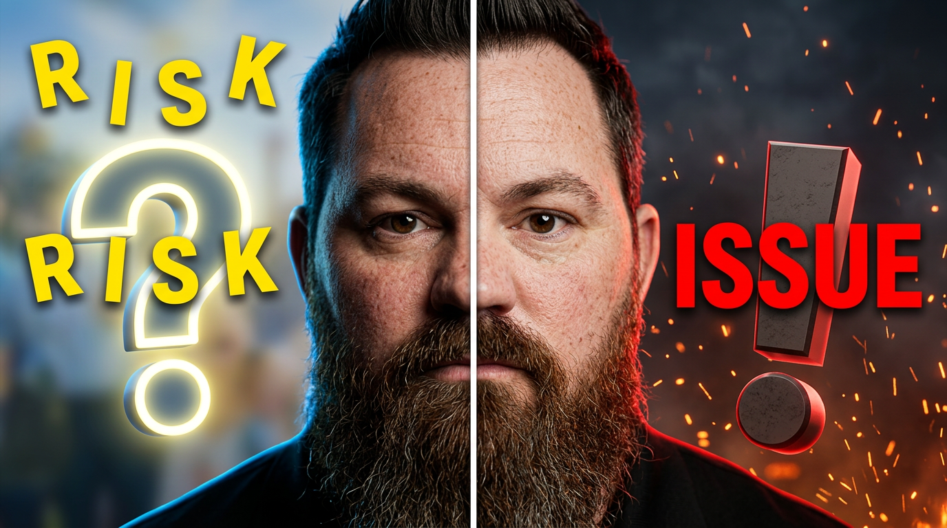 Risk vs. Issue: Don't get this simple concept wrong!